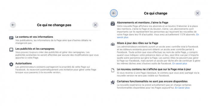 Nouvelle version des pages Facebook : on vous explique tout