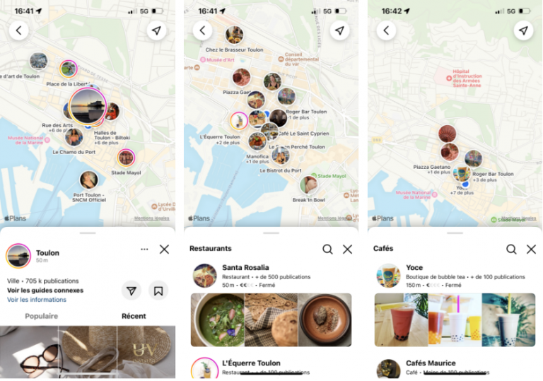 Nouvelle carte Instagram : comment l’utiliser pour son business ...